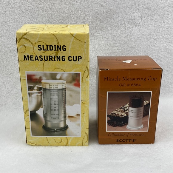 Miracle Measuring Cup | Kitchen | Sliding Measuring Cup Duo New In Box ...